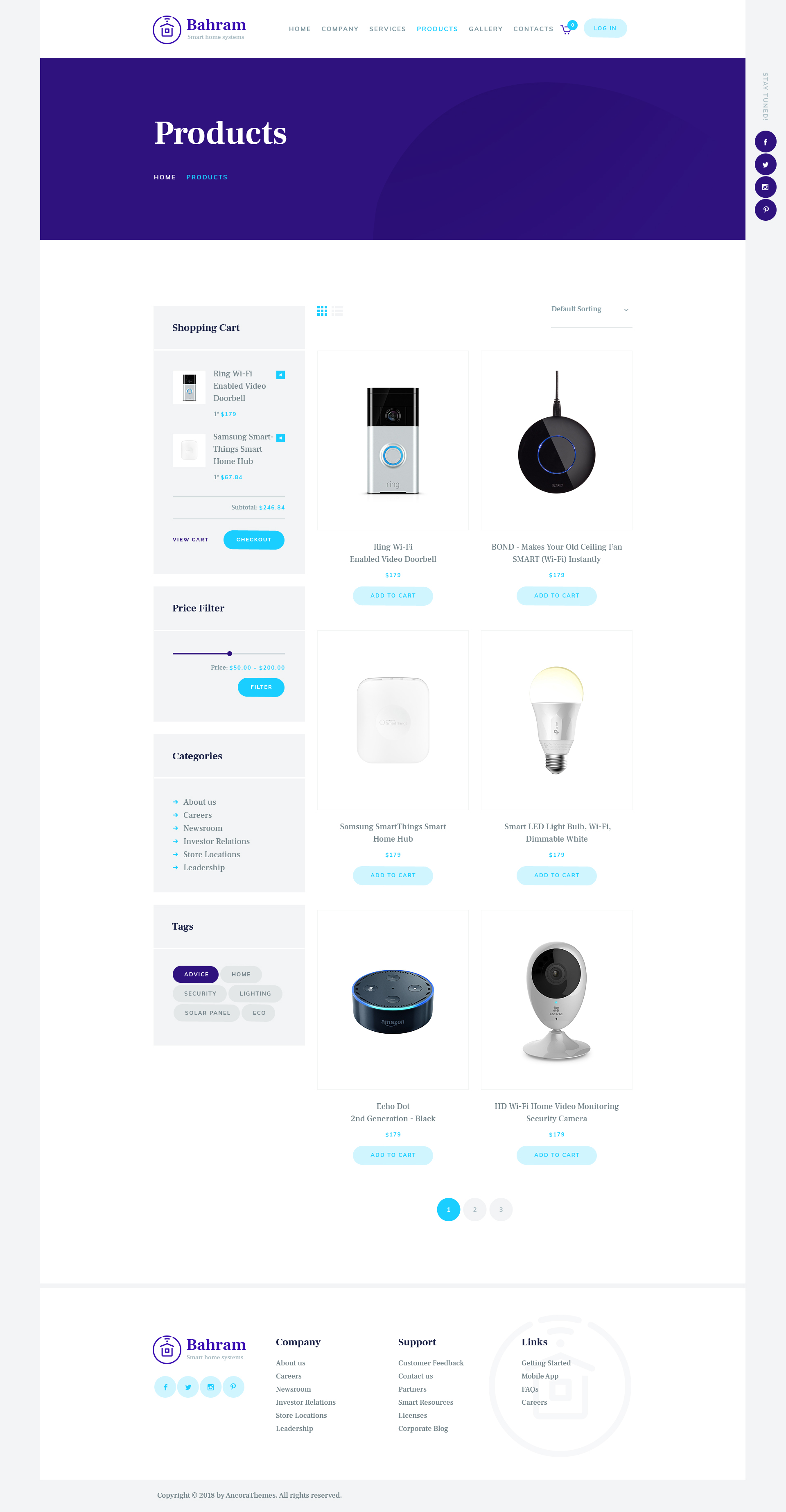 Smart Casa | Home Automation & House Technologies WordPress Theme by axiomthemes